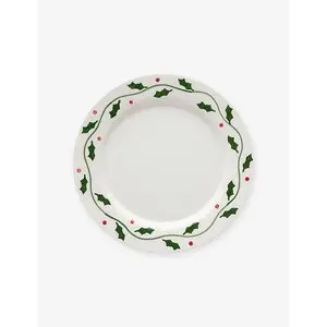 ANNA + NINA Holly Earthenware Dinner Plate - Multi