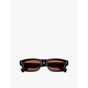 Brunello Cucinelli Bc4029s Rectangle-frame Acetate Sunglasses