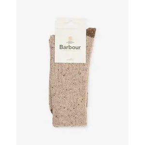 Barbour Houghton Wool Blend Socks - Biscuit