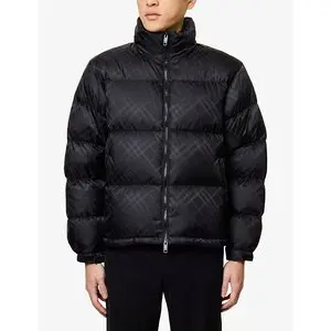 Burberry Check Highlands Nylon Puffer Jacket