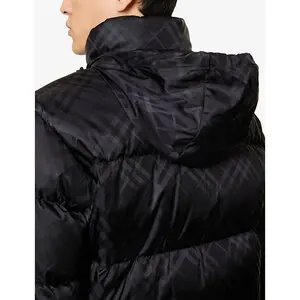 Burberry Check Highlands Nylon Puffer Jacket