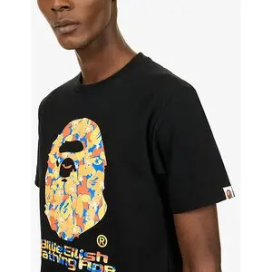 A BATHING APE X Billie Eilish Camo Cotton-jersey T-shirt