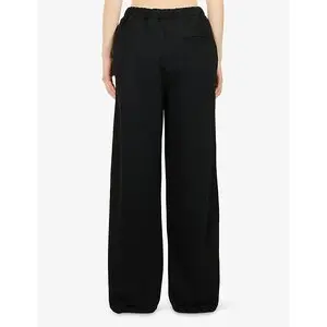 4TH & RECKLESS Marigold Wide-leg Cotton-jersey Jogging Bottoms