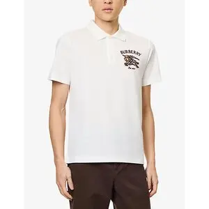 Burberry Classic-fit Knight Check Cotton Polo Shirt