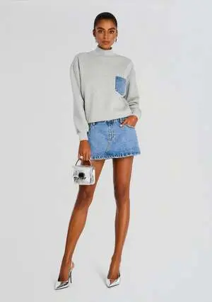 SEROYA Marley Terry Denim Dress - River