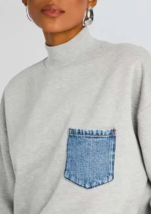 SEROYA Marley Terry Denim Dress
