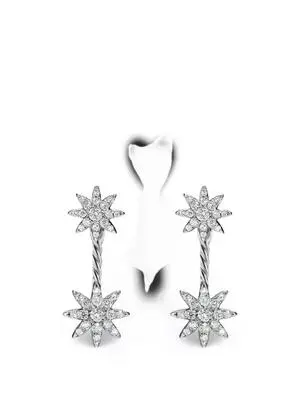 David Yurman Petite Starburst Diamond Earrings