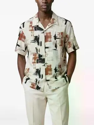 ANTONY MORATO Abstract-print Short-sleeve Shirt