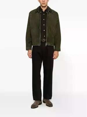 BARBA NAPOLI Button-down Corduroy Shirt