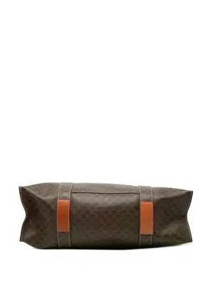 Celine 1995 Macadam Coated Canvas Tote Bag