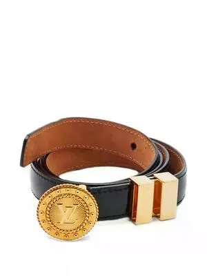 LOUIS VUITTON Logo Patent-leather Belt