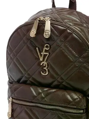 V°73 Quilted Logo-plaque Backpack