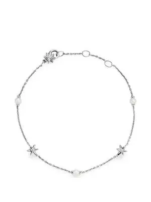David Yurman Petite Starburst Pearl And Diamond Bracelet