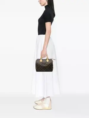 LOUIS VUITTON 2002 Monogram Speedy 25 Boston Bag