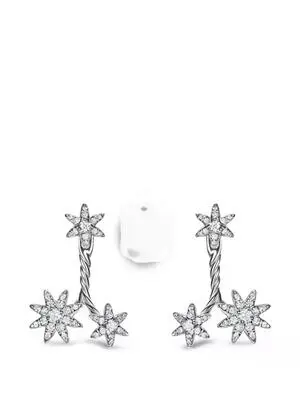 David Yurman Petite Starburst Diamond Earrings