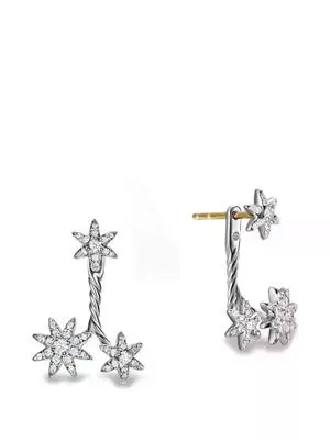 David Yurman Petite Starburst Diamond Earrings