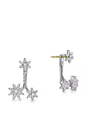 David Yurman Petite Starburst Diamond Earrings