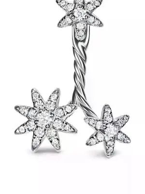 David Yurman Petite Starburst Diamond Earrings