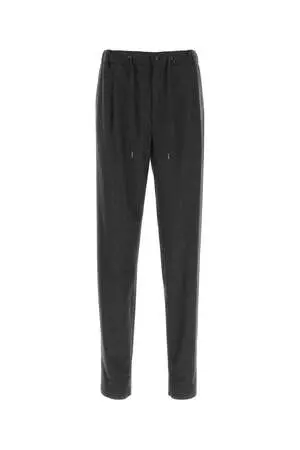 Giorgio Armani Stretch Cashmere Pant - Grey