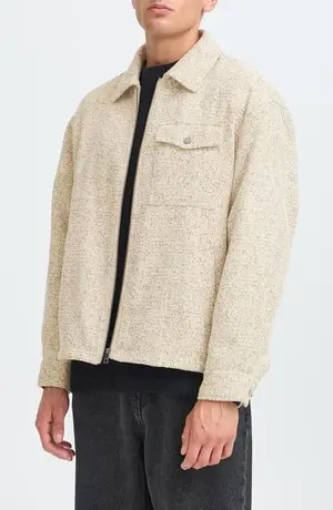 !SOLID Vilmos Full Zip Jacket - Cloud Dancer