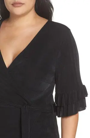 LOST INK Slinky Wrap Top