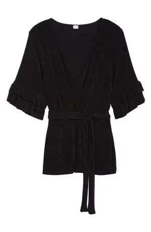 LOST INK Slinky Wrap Top