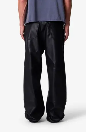 Mnml Ultra Baggy Faux Leather Pants