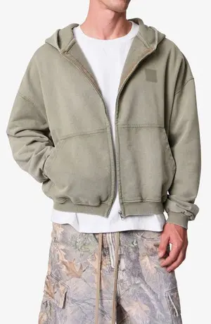 Mnml Vintage Washed Full Zip Hoodie