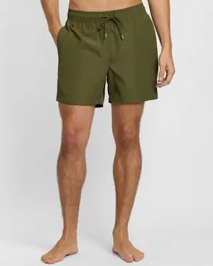 Onia Solid Charles 5" Swim Trunk - Olive