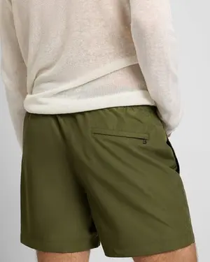 Onia Solid Charles 5" Swim Trunk - Olive