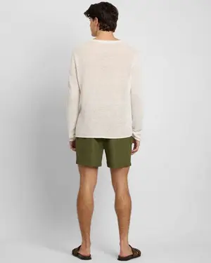 Onia Solid Charles 5" Swim Trunk - Olive