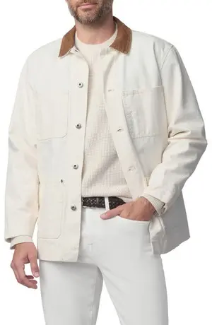 Joe's Jeans Canvas Farmer Jacket Ecru