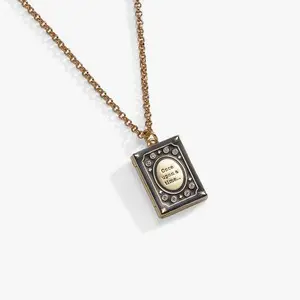ALEX AND ANI A Reader Lives A Thousand Lives' Book Club Locket Pendant