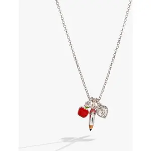 ALEX AND ANI Teacher's Pet Cluster Pendant - Silver