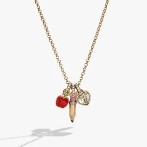 ALEX AND ANI Teacher's Pet Cluster Pendant - Silver