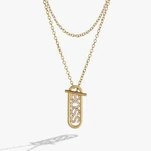 ALEX AND ANI Boss Babe Convertible Toggle Necklace