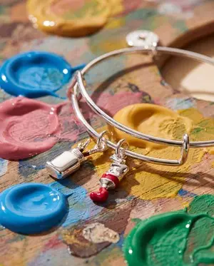 ALEX AND ANI Painter's Multicharm Bangle