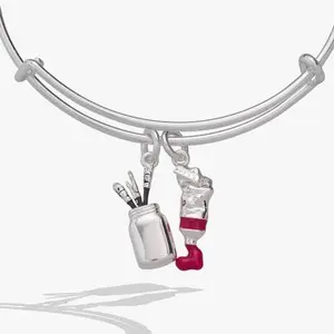 ALEX AND ANI Painter's Multicharm Bangle