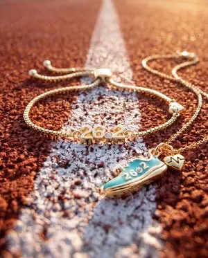 ALEX AND ANI Runner 26.2 Marathon Necklace