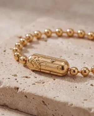 ALEX AND ANI Capricorn Zodiac Barrel Bead Bracelet