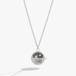 ALEX AND ANI The Twilight Saga Rotating Pendant Necklace - Silver