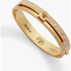 ALEX AND ANI Polly Pocket Winter Wonderland Fidget Bangle - Gold
