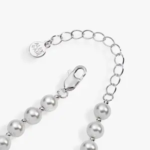 ALEX AND ANI Posh Poodle Pearl Charm Bracelet