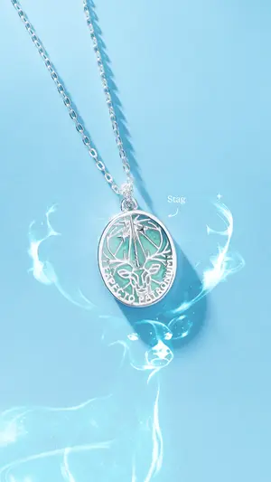 ALEX AND ANI Harry Potter Harry Stag Patronus Pendant Necklace