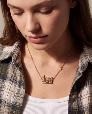 ALEX AND ANI The Twilight Saga Forks Necklace - Silver