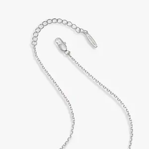 ALEX AND ANI Baguette Snowflake Pendant Necklace