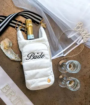 WANDERFULL White Ripstop Hydrobag Monogrammed With Bride