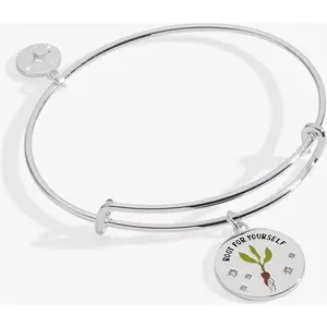ALEX AND ANI Root For Yourself" Charm Bangle - Silver