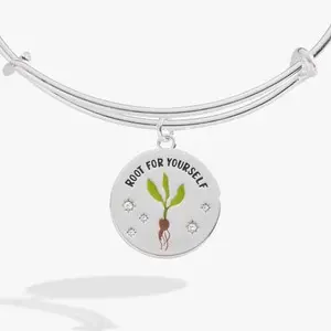 ALEX AND ANI Root For Yourself" Charm Bangle