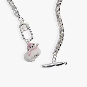 ALEX AND ANI Crochet Sheep Toggle Bracelet